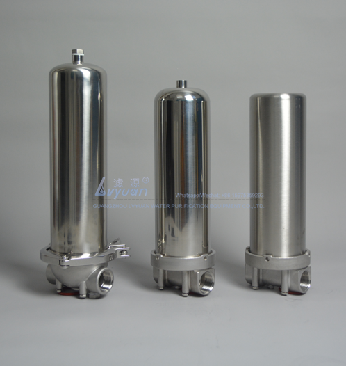 Chemical Filtration Polished SS316 150Psi Single Cartridge Filter Housing