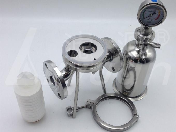 Clamp Triclover SUS304 200mm Cartridge Filter Housings