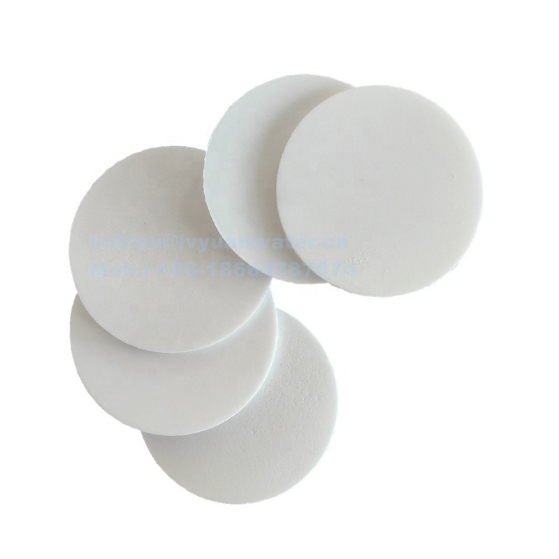 Round Cup Disc Shape Porous Plastic Leak-Resistant PE PTFE Seal Tablet ...